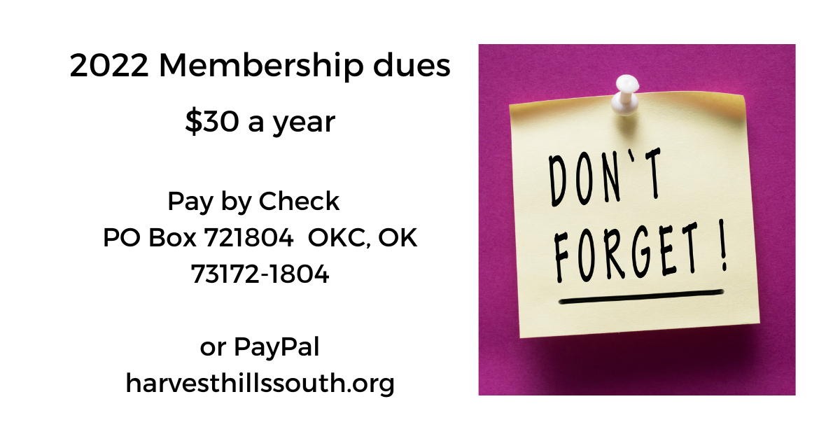 Last Chance for 2022 Membership Dues | Harvest Hills South Neighborhood ...
