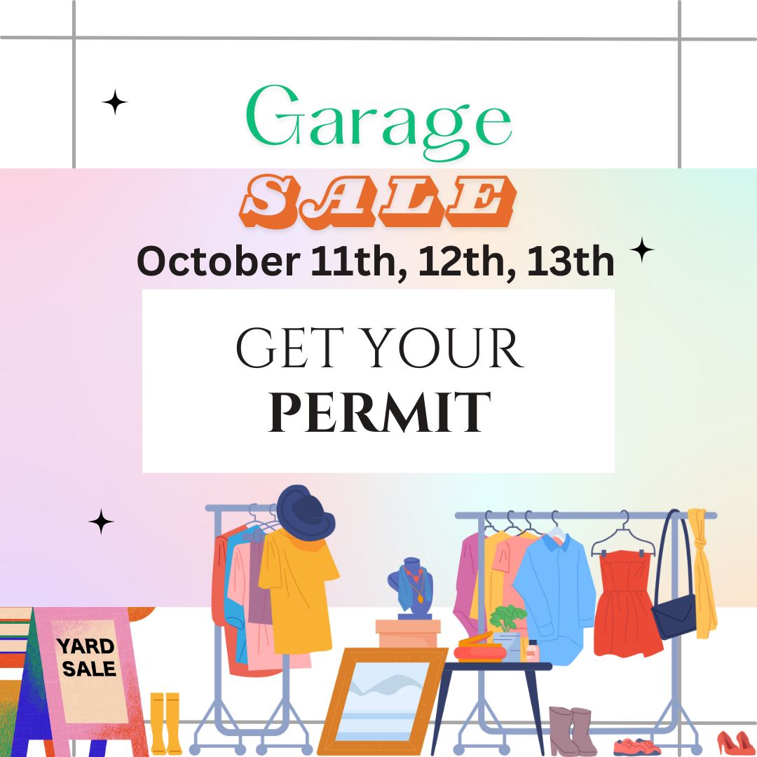 Getting a permit for your Yard Sale | Harvest Hills South Neighborhood ...